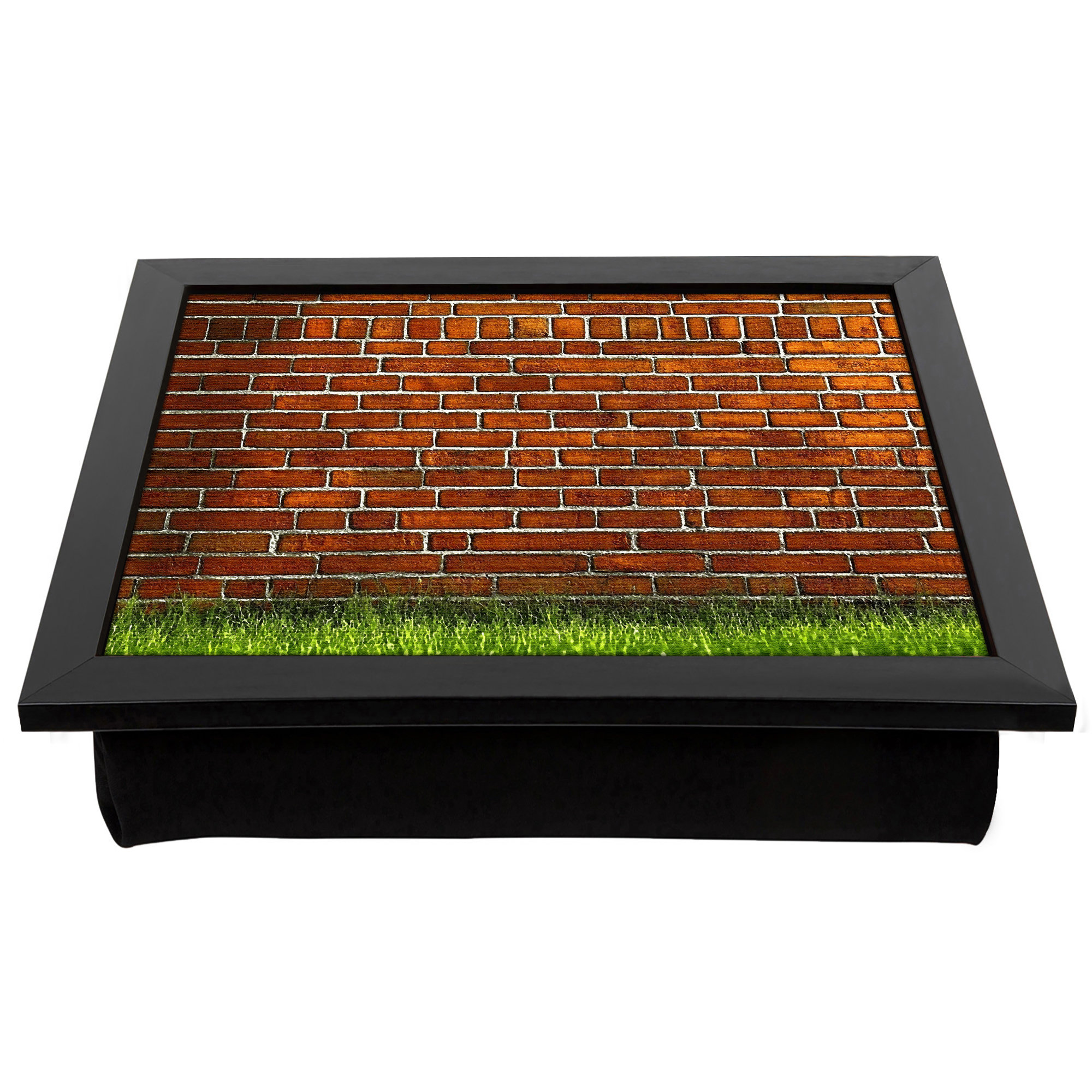 George Oliver Brick Wall Lap Tray with Cushion | Wayfair.co.uk