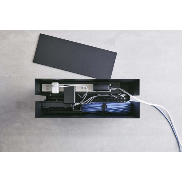 Yamazaki USA Tower Yamazaki Home Rolling Cable Management Cord Power ...