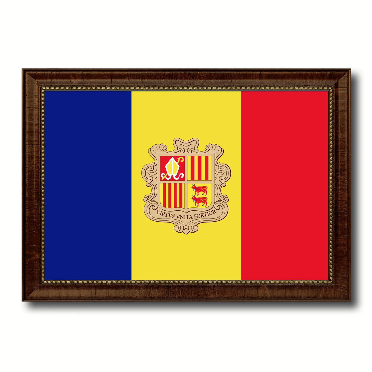 Spot Color Art 'Andorra Country Flag' Framed Print on Canvas - Wayfair ...