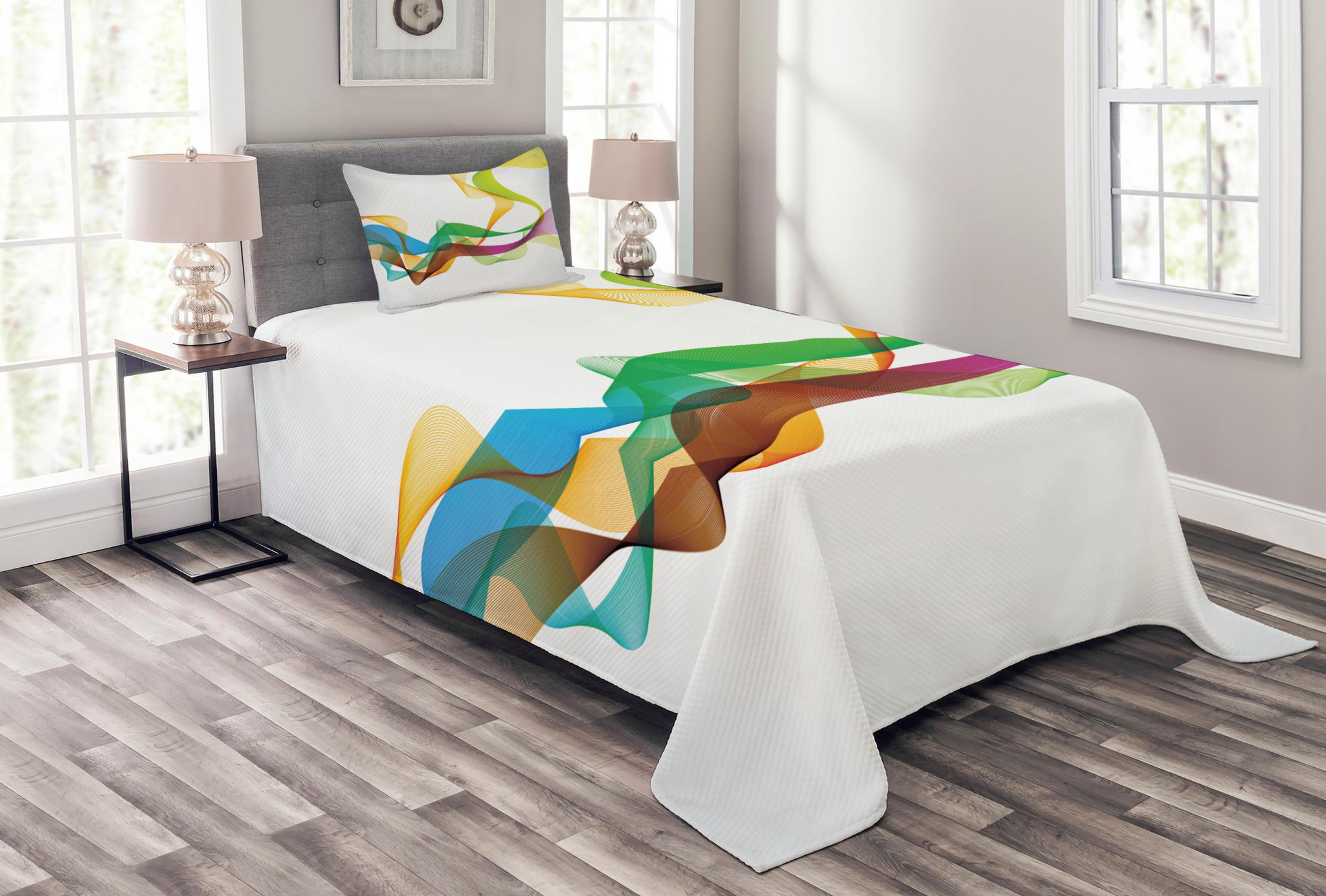 Ambesonne Abstract Coverlet Set | Wayfair