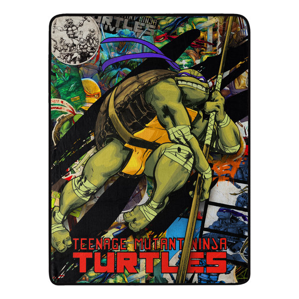Northwest Teenage Mutant Ninja Turtles Dashing Donnie Micro Raschel ...
