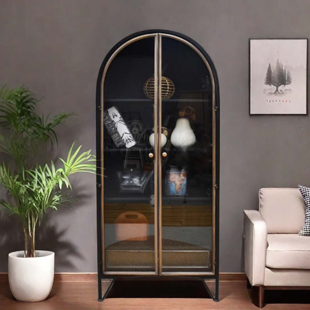 Joy Reading Industrial Style Iron Arched Bookcase - Wayfair Canada