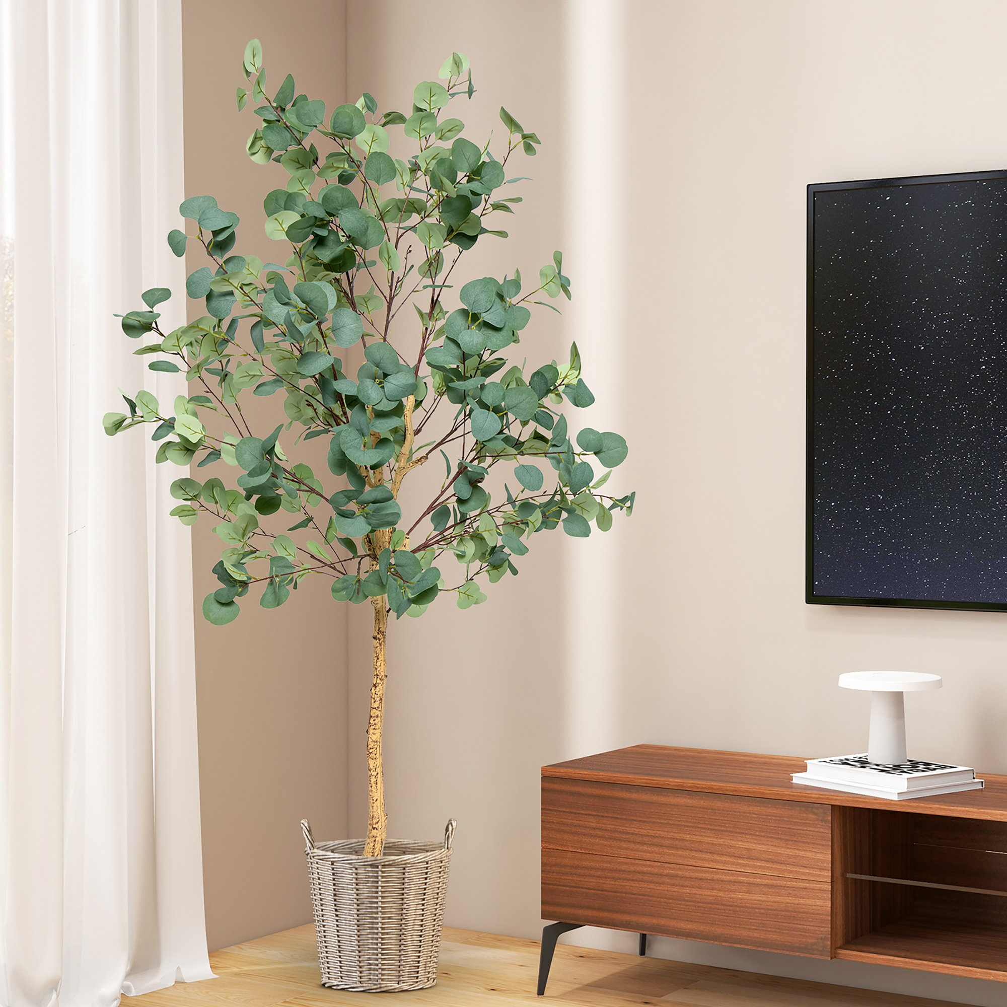 Freeport Park® 65'' Artificial Eucalyptus Tree | Wayfair