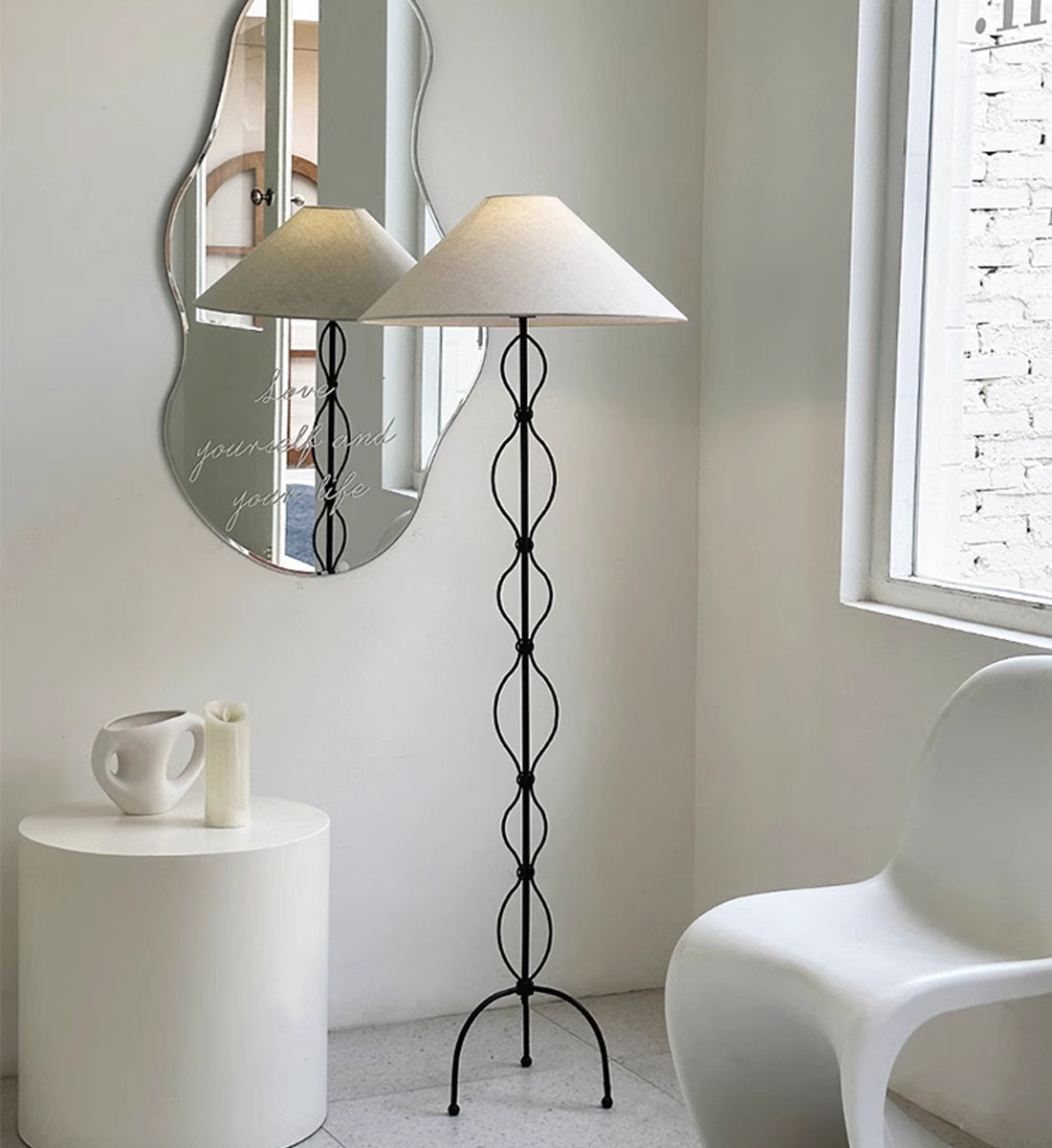 Orren Ellis 61.02" Unique/Statement Floor Lamp - Wayfair Canada