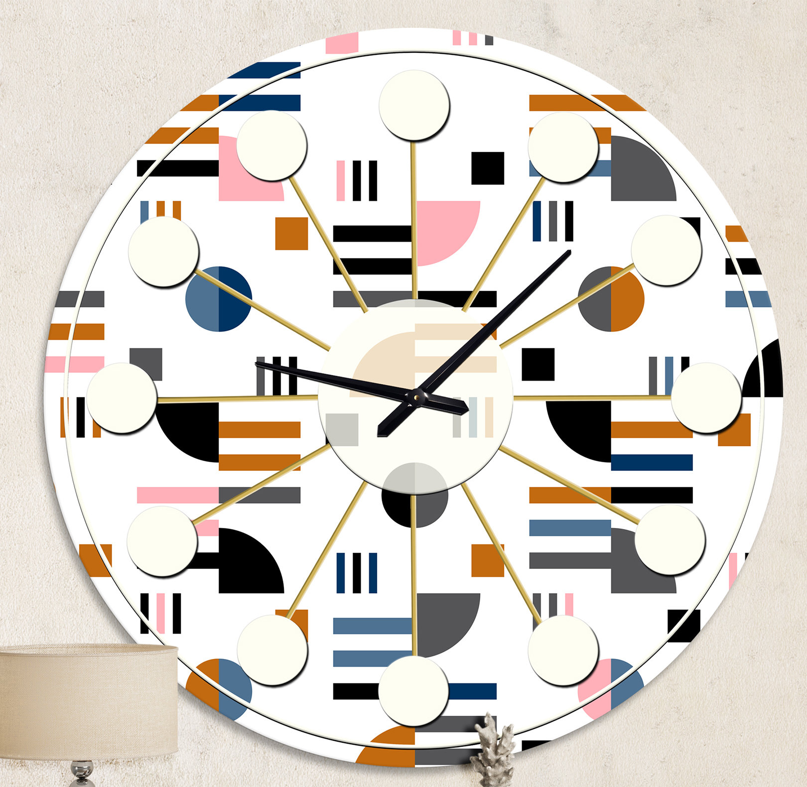 East Urban Home Retro Abstract Design XI - Mid-Century Modern wall ...