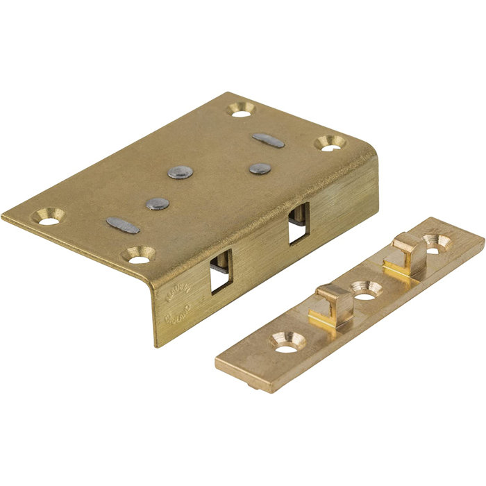 UNIQANTIQ HARDWARE SUPPLY Medium Brass Half Mortise Chest or Box Lock ...