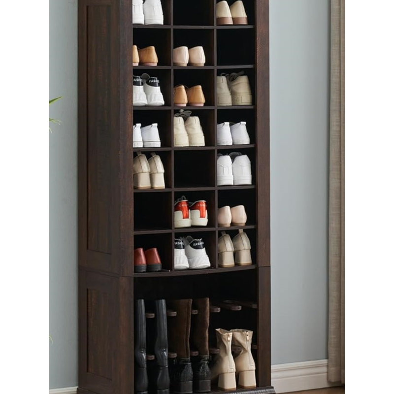 Lark Manor™ 10-tier Entryway Shoe Storage Cabinet With 27 Cubbies And ...