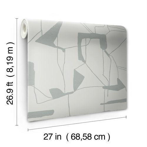 AllModern Alza Abstract Roll | Wayfair
