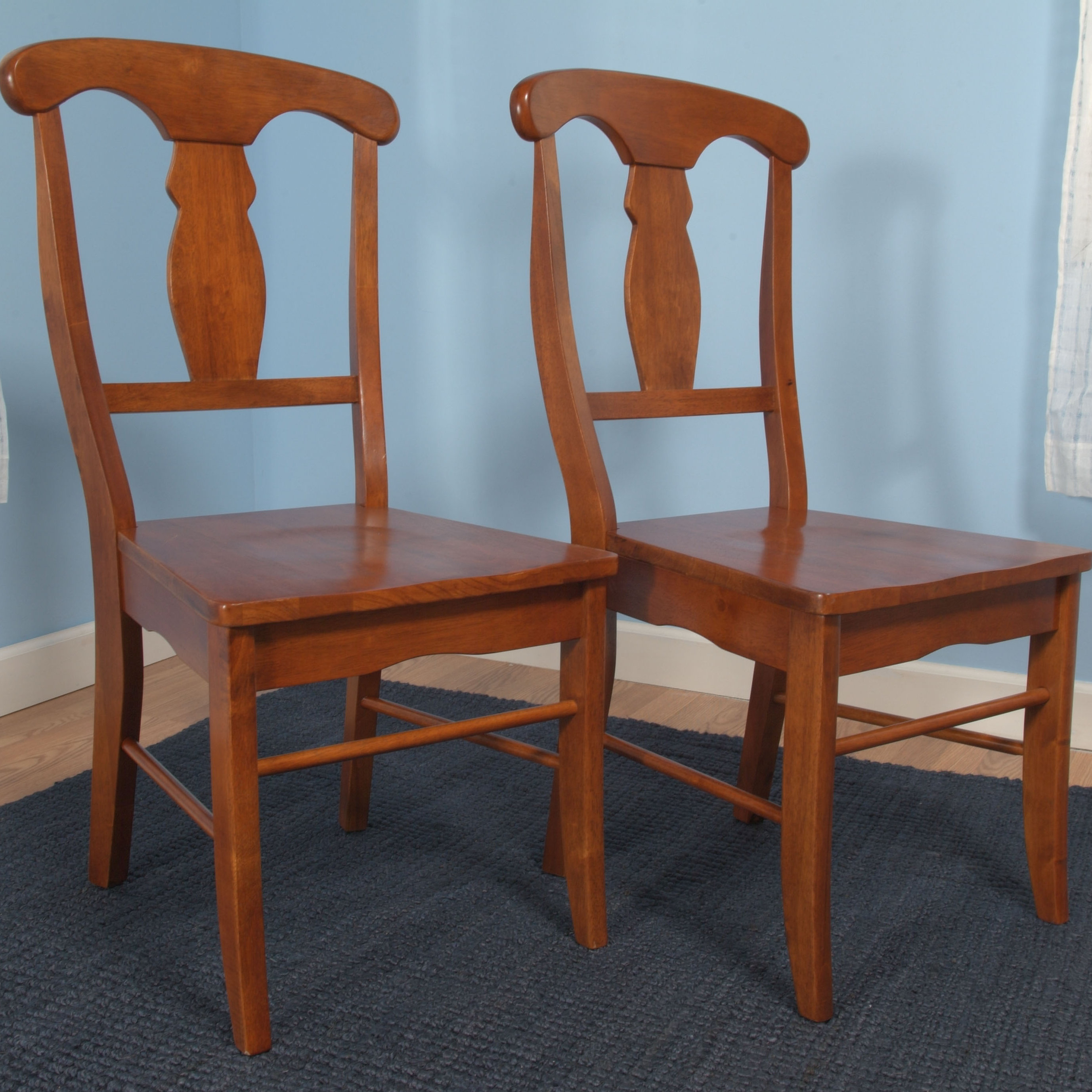 Alcott Hill® Bojay Dining Chair in Oak (Set of 2) | Wayfair