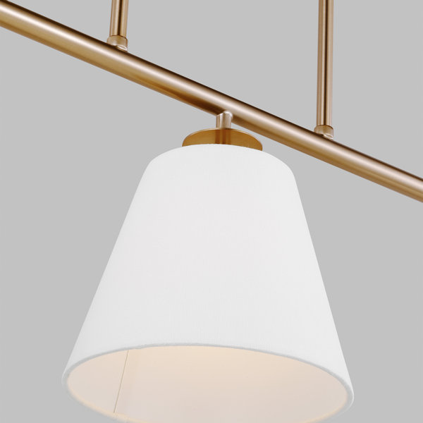 Joss & Main Stephens 3 - Light Shaded Modern Linear Chandelier ...