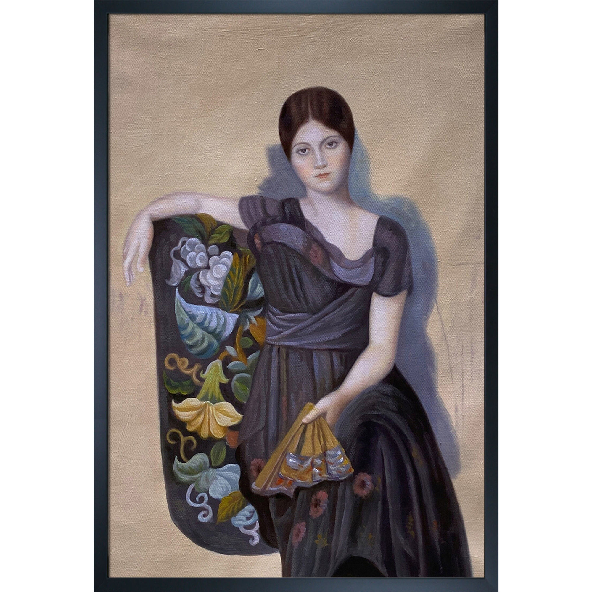 Overstock Art La Pastiche Portrait Of Olga In The Armchair With Studio ...