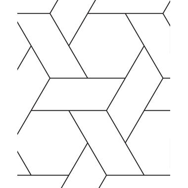 Wrought Studio Mckinnis Peel & Stick Geometric Tile | Wayfair