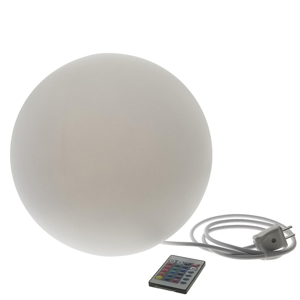 Latitude Run® Lystra Deluxe LED Glowing Sphere Decorative Accent ...