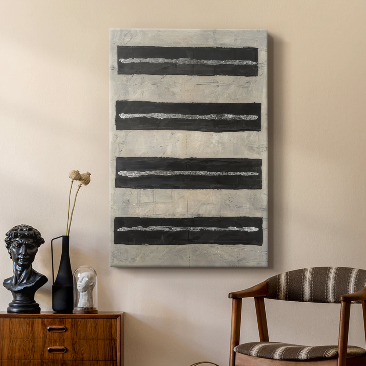 Wexford Home Ink Impression I -Custom Wrapped Gallery Cavas | Wayfair