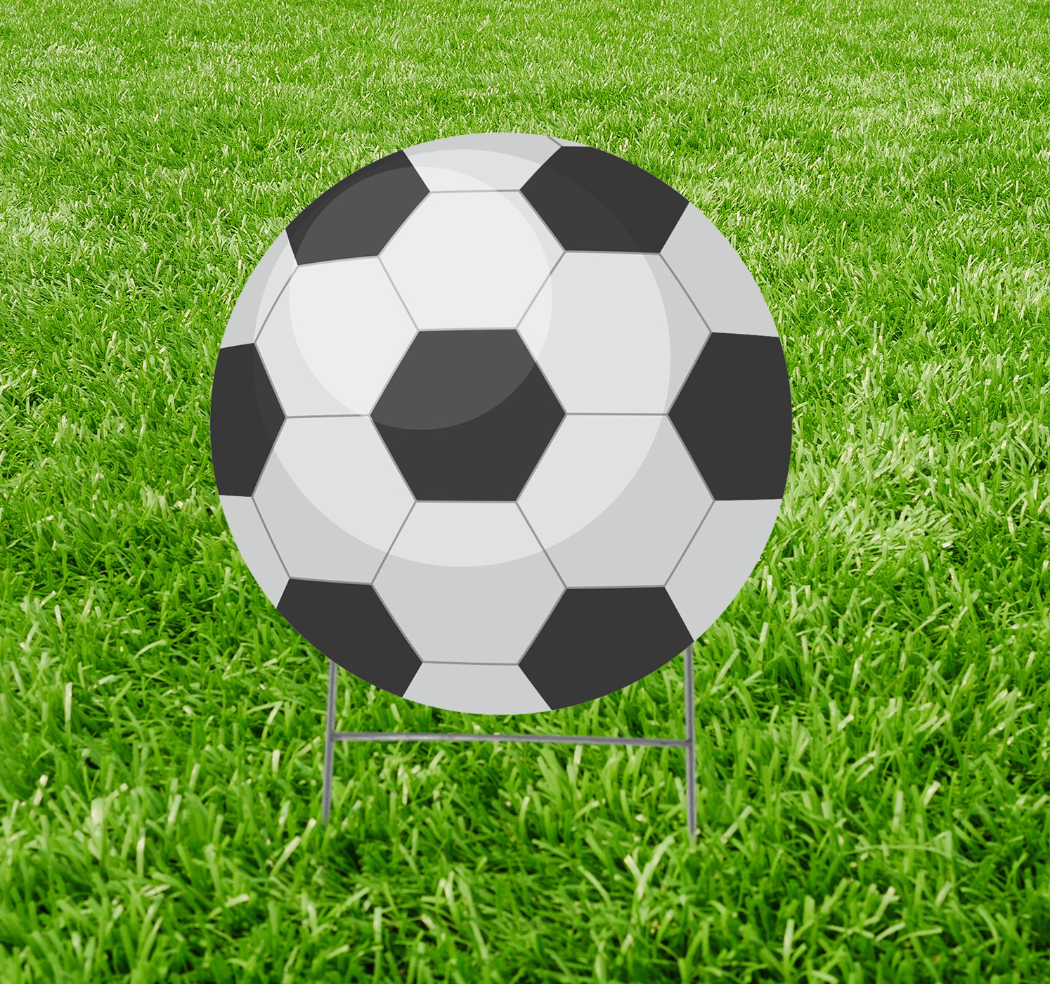 Trinx Soccer Ball Yard Garden Stake | Wayfair