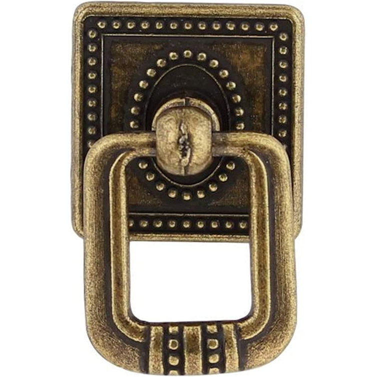 UNIQANTIQ HARDWARE SUPPLY Federal Style Antique Brass Drawer Drop Pull ...