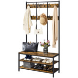 Hooks Hall Trees You'll Love | Wayfair