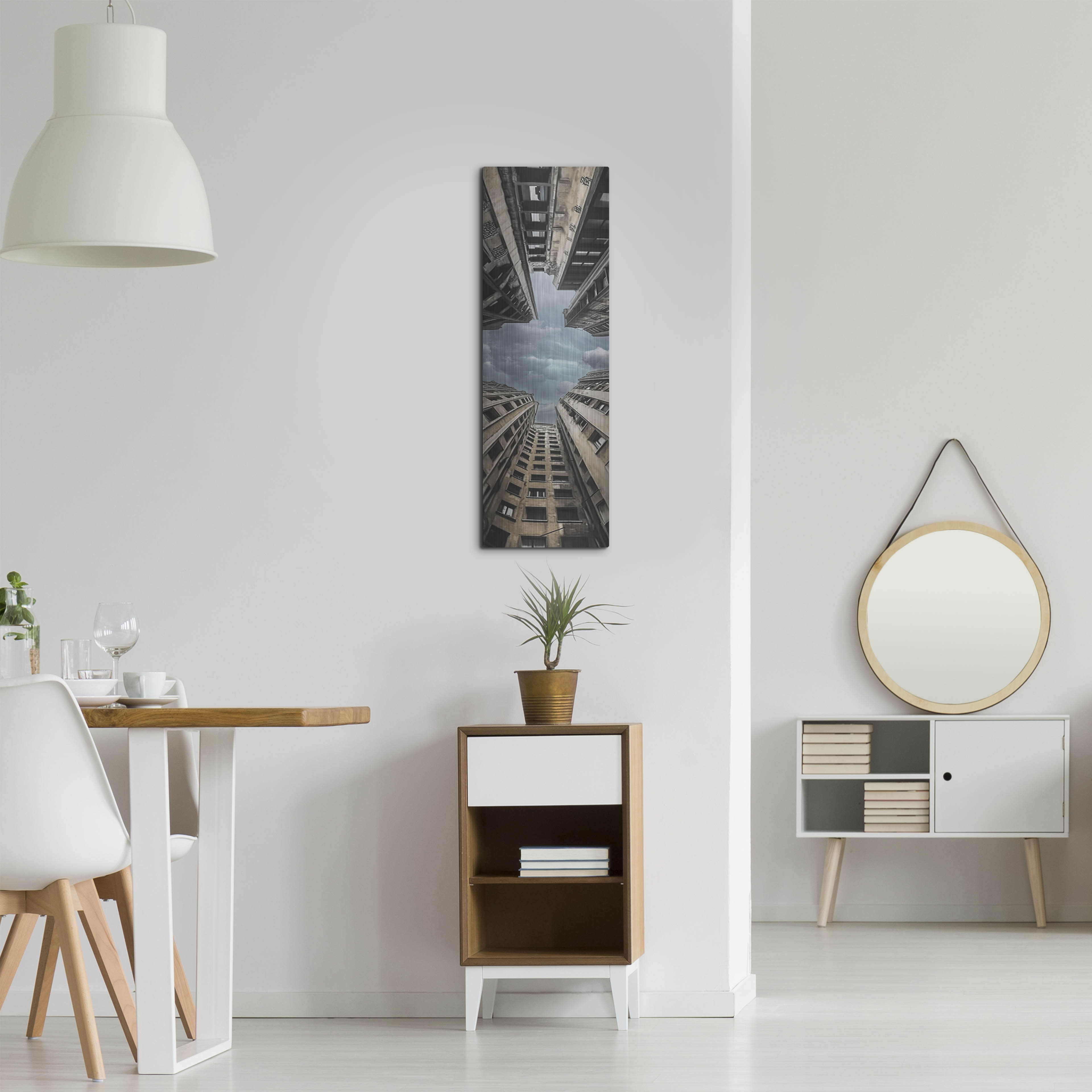 Ebern Designs 'Up' by Decent Exposures Metal Wall Art | Wayfair