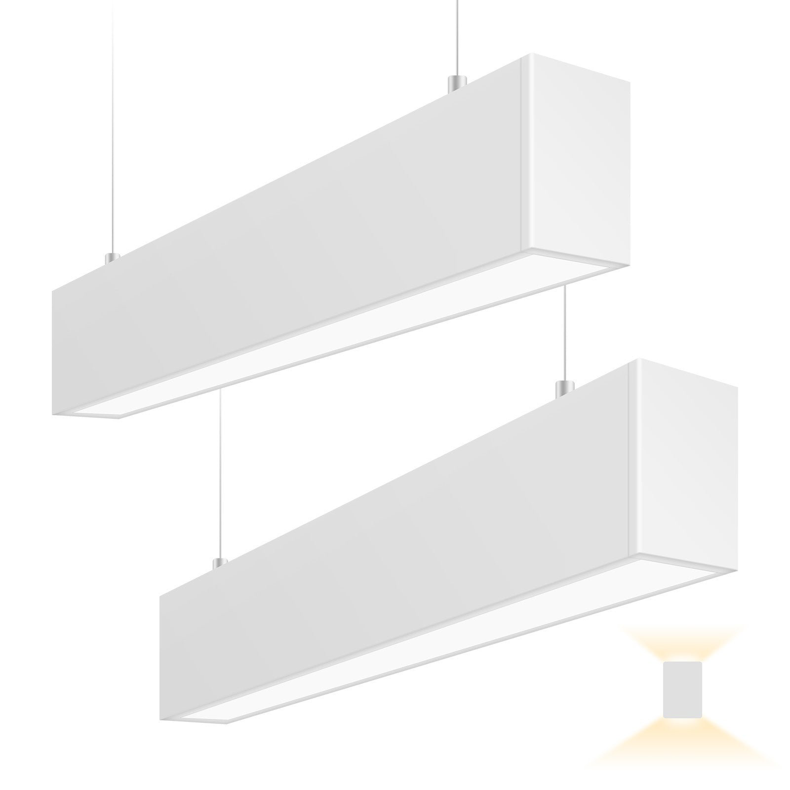 MW LIGHTING 2FT Dimmable LED Shop Light Color Tempreture Selectable ...