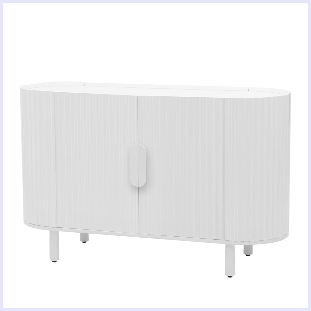 Ebern Designs Modern Curved Design Light Luxury Sideboard with ...