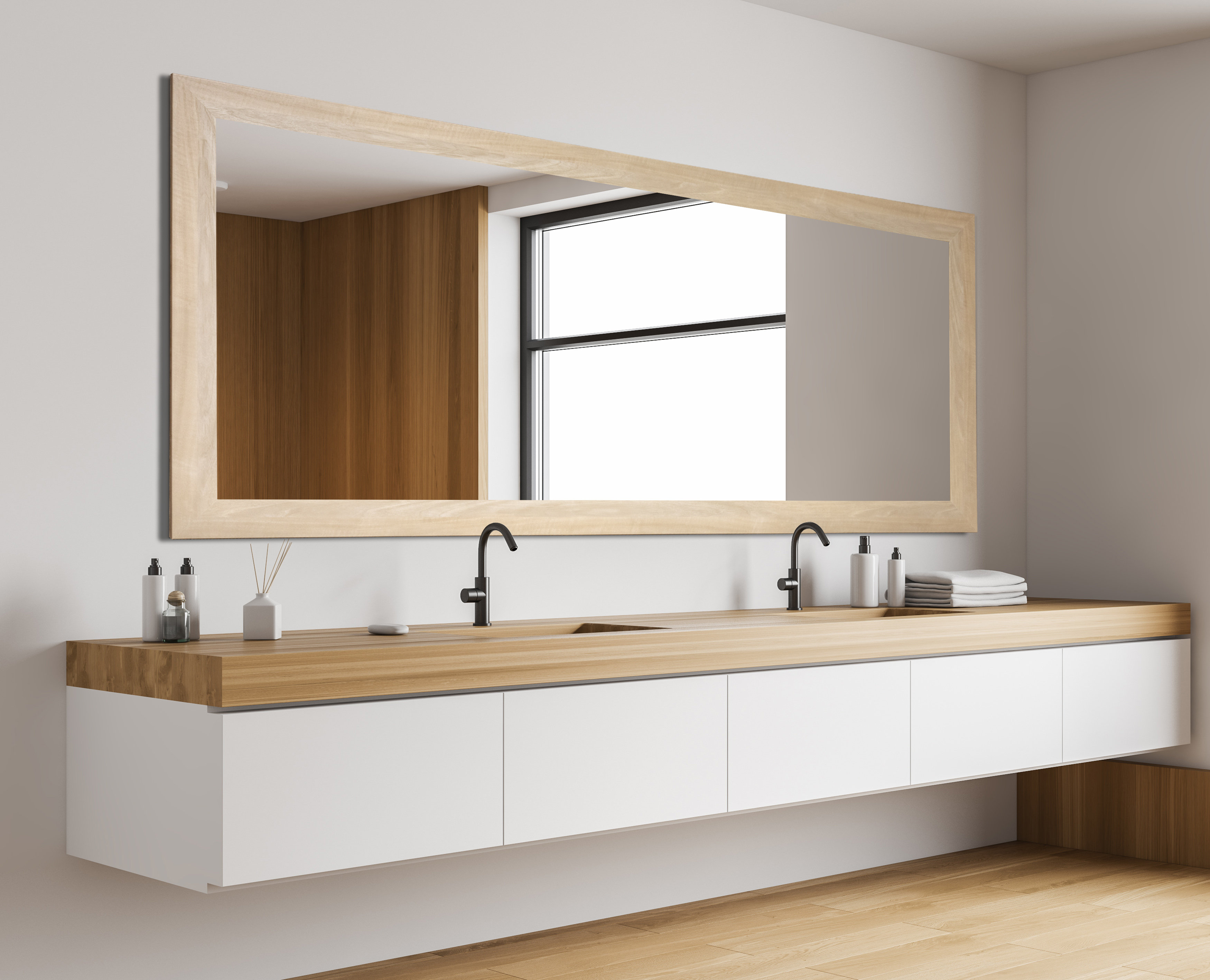 Wade Logan Samford America Traditional Bathroom Mirror & Reviews ...