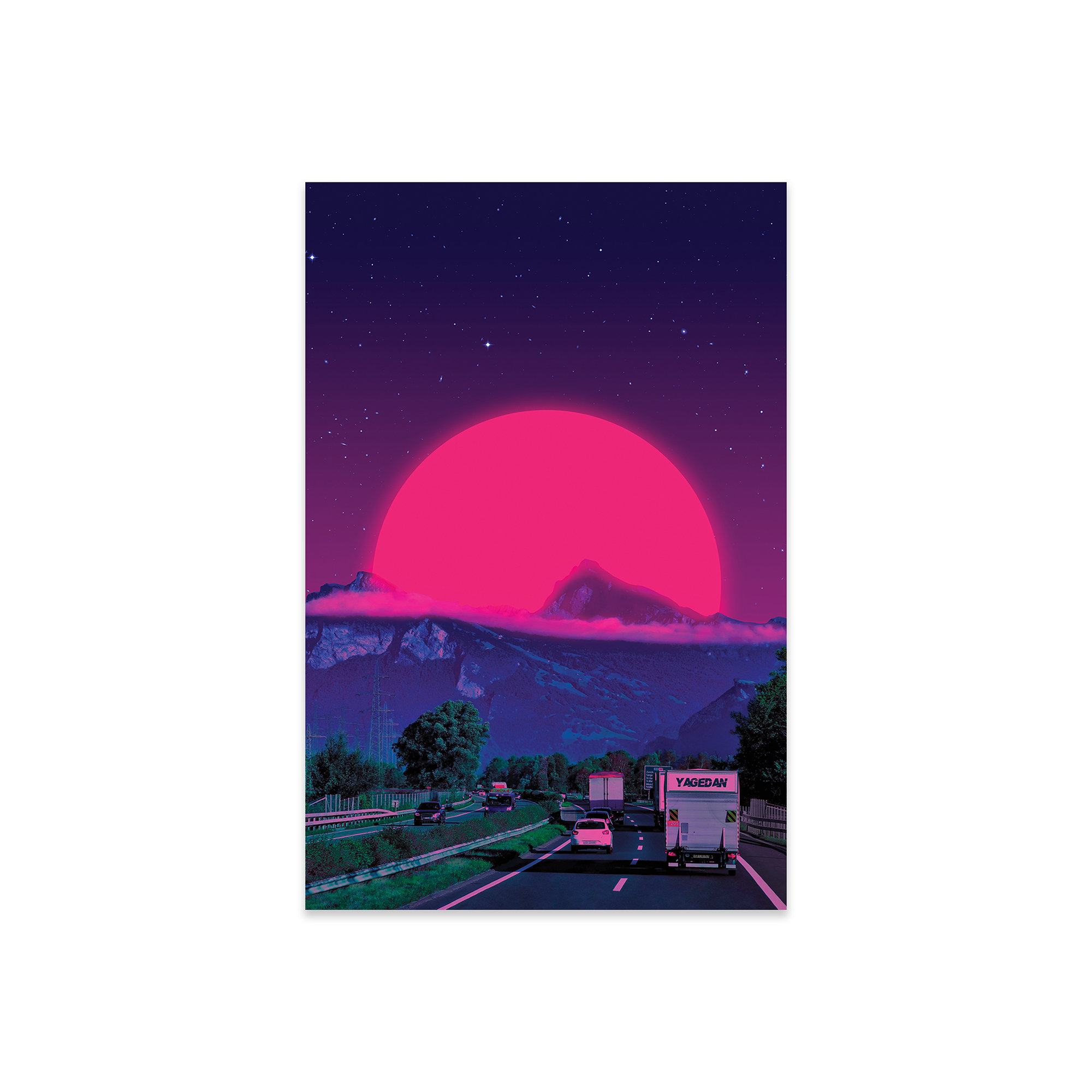 Ebern Designs Neon Worlds IV On Plastic/Acrylic by Danner Orozco | Wayfair