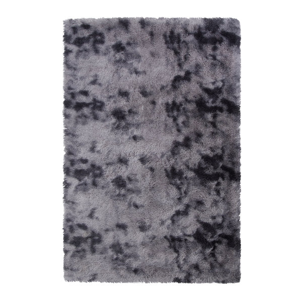 Mercer41 Tie-Dye Washable Shag Area Rugs Non-Slip Fluffy Shag Plush ...