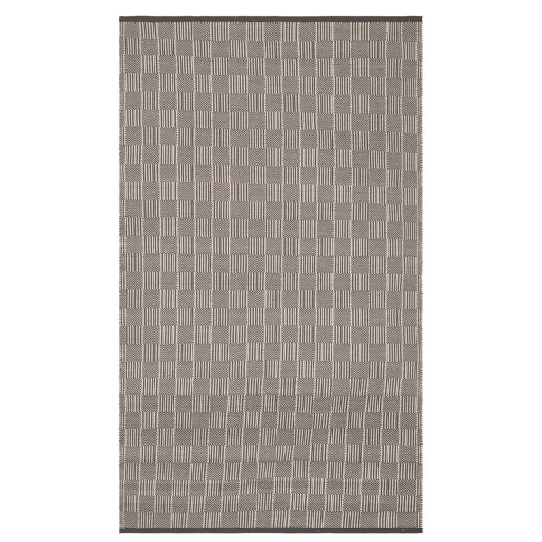 Home Conservatory Squares Grey Indoor/Outdoor Rug | Wayfair