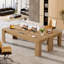 Ebern Designs 78.7 Inches Extra Long Desk For 2 People, Large Two ...