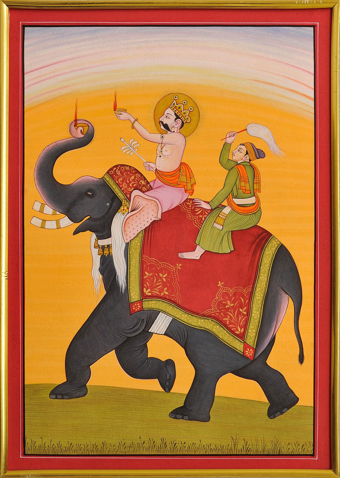 Exotic India Deepak Raga (Kangra Painting) | Miniature Painting On ...