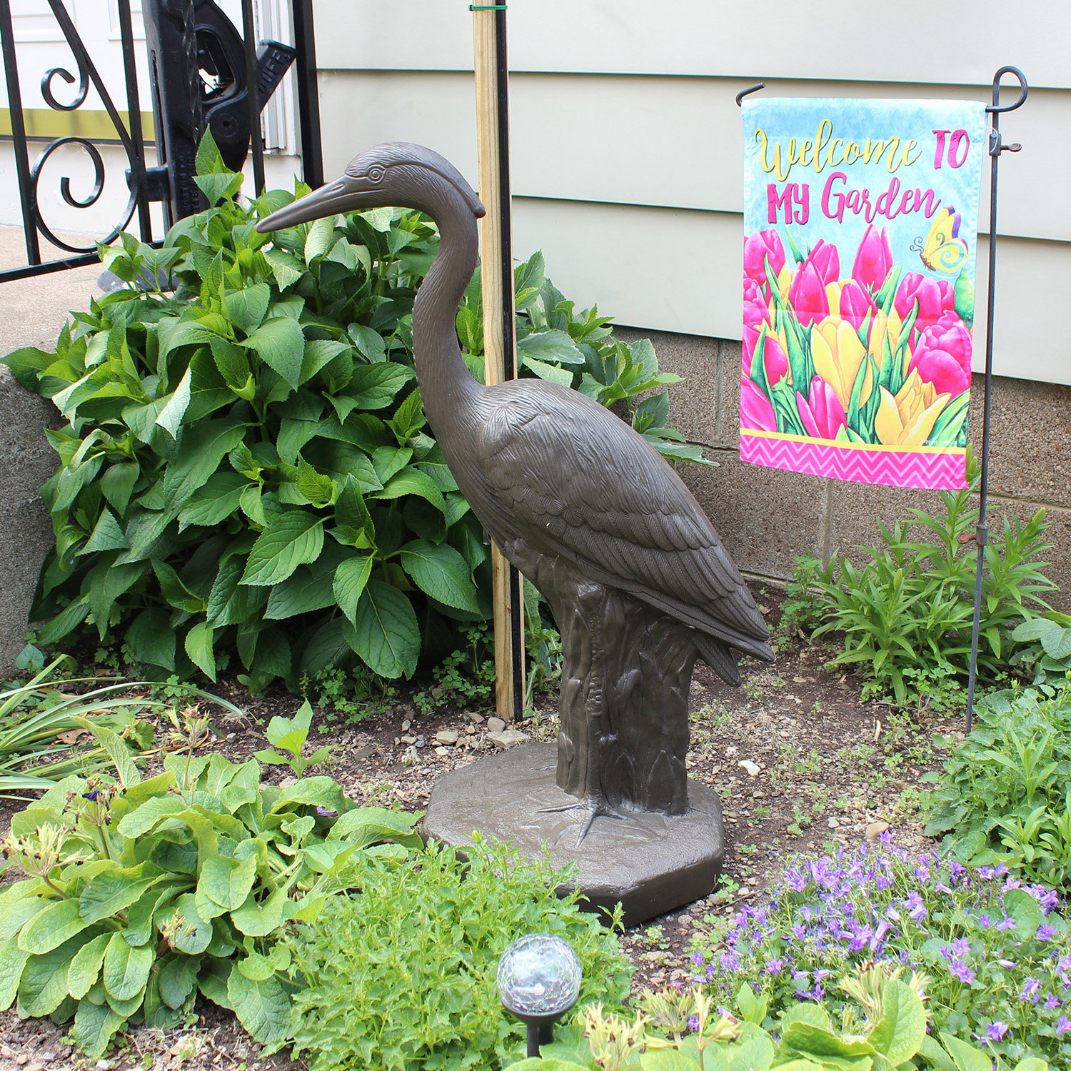 Dovecove Heron Waterfowl Statue & Reviews | Wayfair
