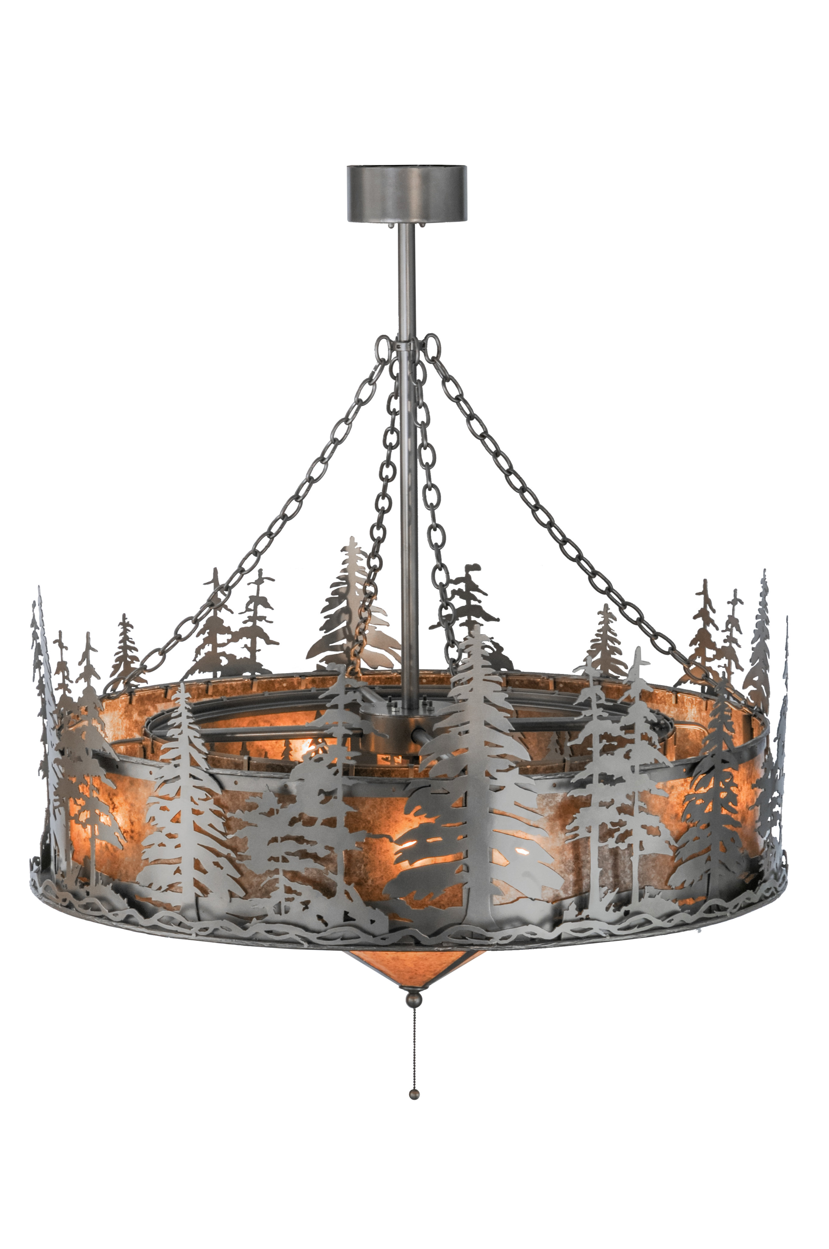Meyda Lighting Tall Pines 44"W with Fan Light Chandel-Air | Wayfair