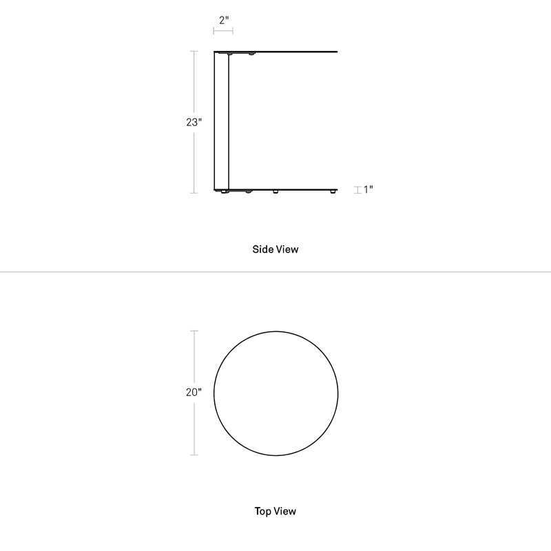 Blu Dot Note Side Table & Reviews | Wayfair