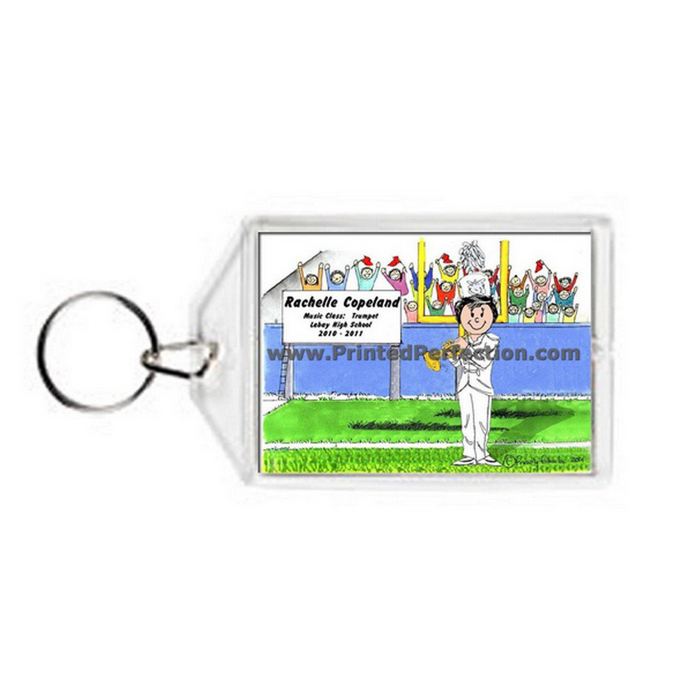 Printed Perfection Personalized Band, Saxophone - Male Acrylic Key ...