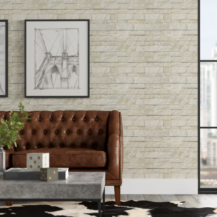 Steelside™ Peel & Stick Brick Roll & Reviews | Wayfair