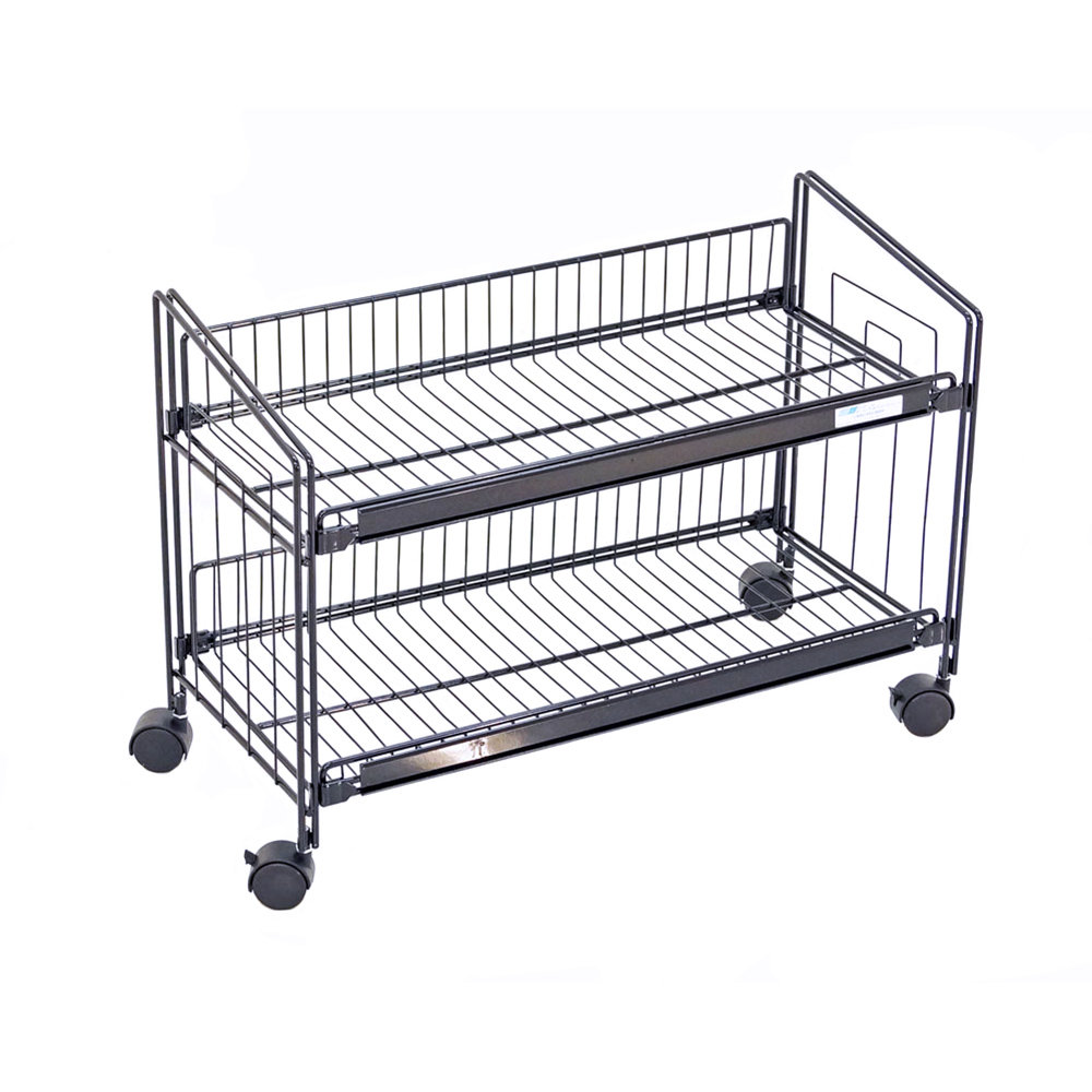 Mobile Merchandisers 2 Shelf Merchandiser | Wayfair