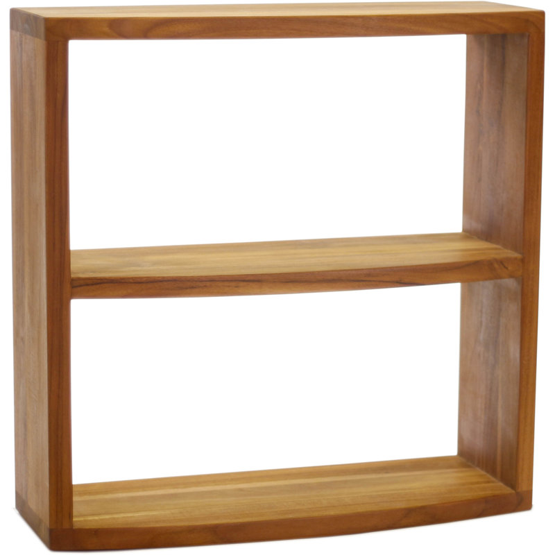 Aqua Teak Manada Backlesss Wall Mounted Storage Cabinet | Wayfair
