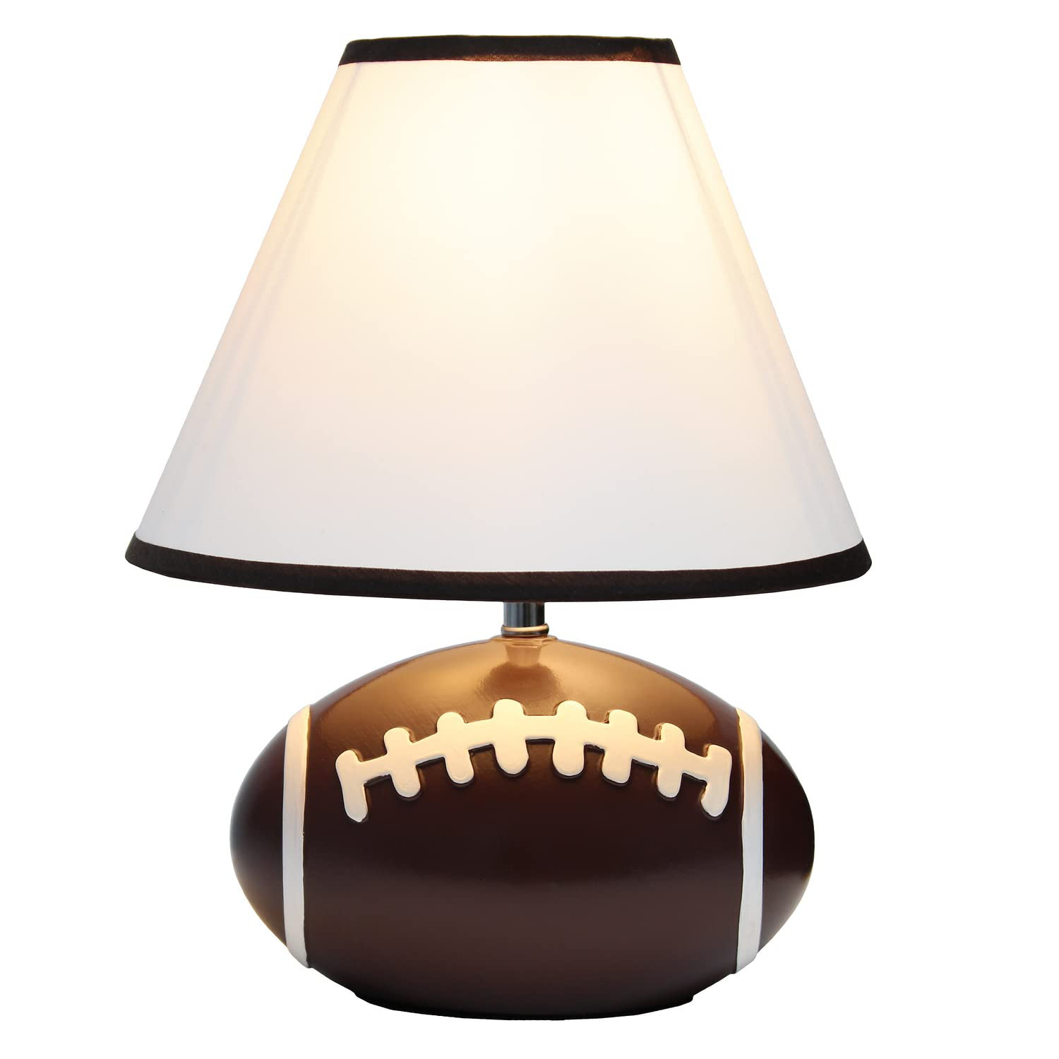 Williston Forge 11.5" Tall Athletic Sports Football Ceramic Bedside ...