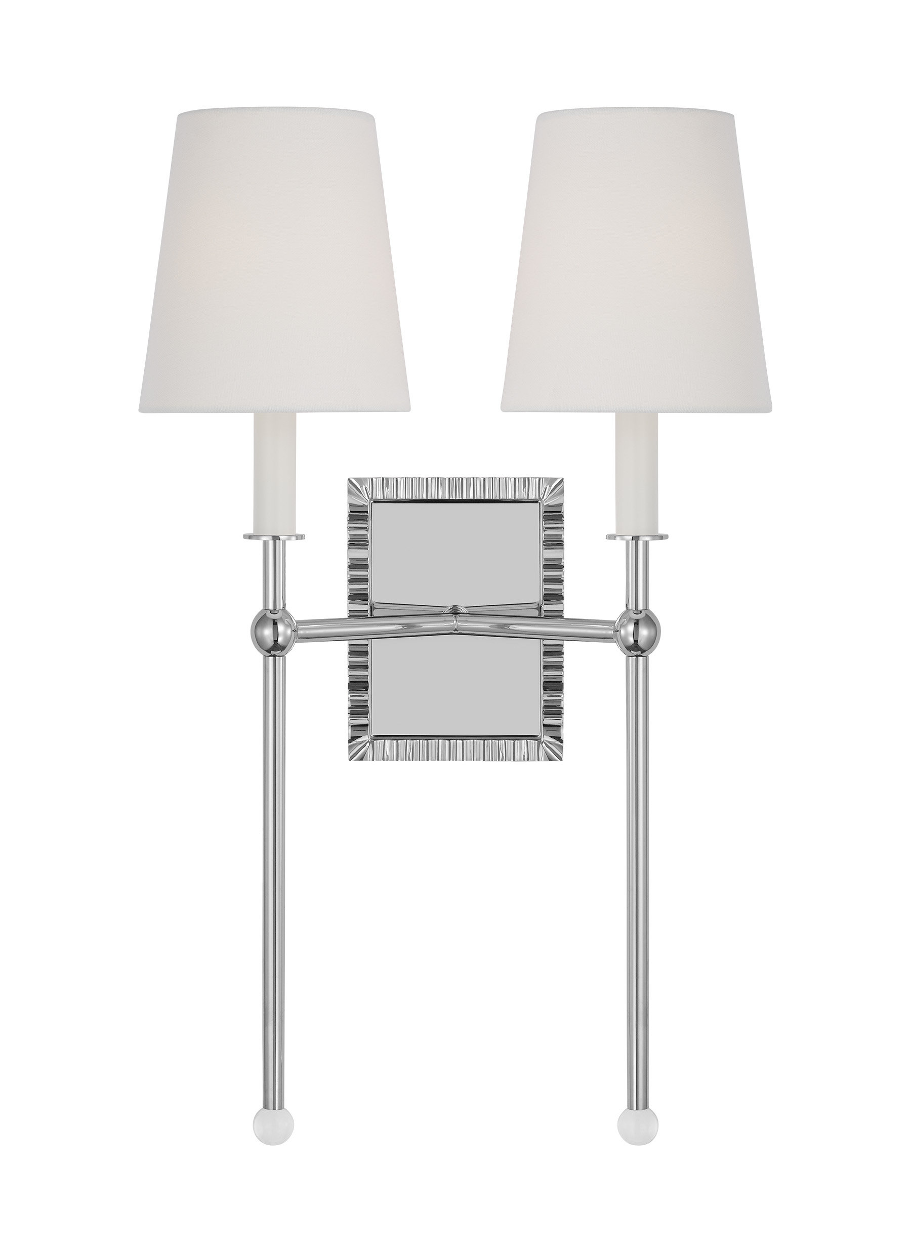Everly Quinn Phipps Steel Armed Sconce | Wayfair