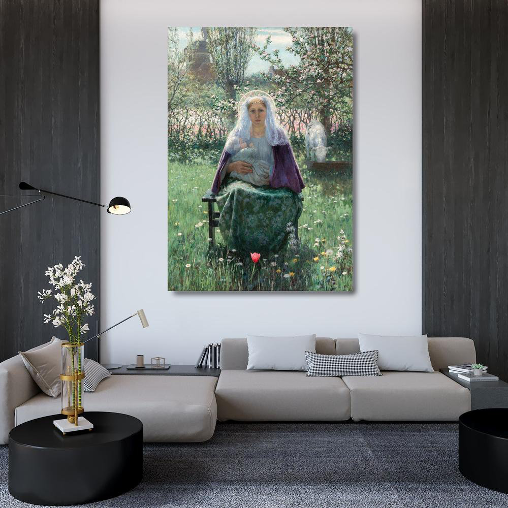 World Menagerie Hitchcock, George Gallery Wrapped Canvas Art Titled ...