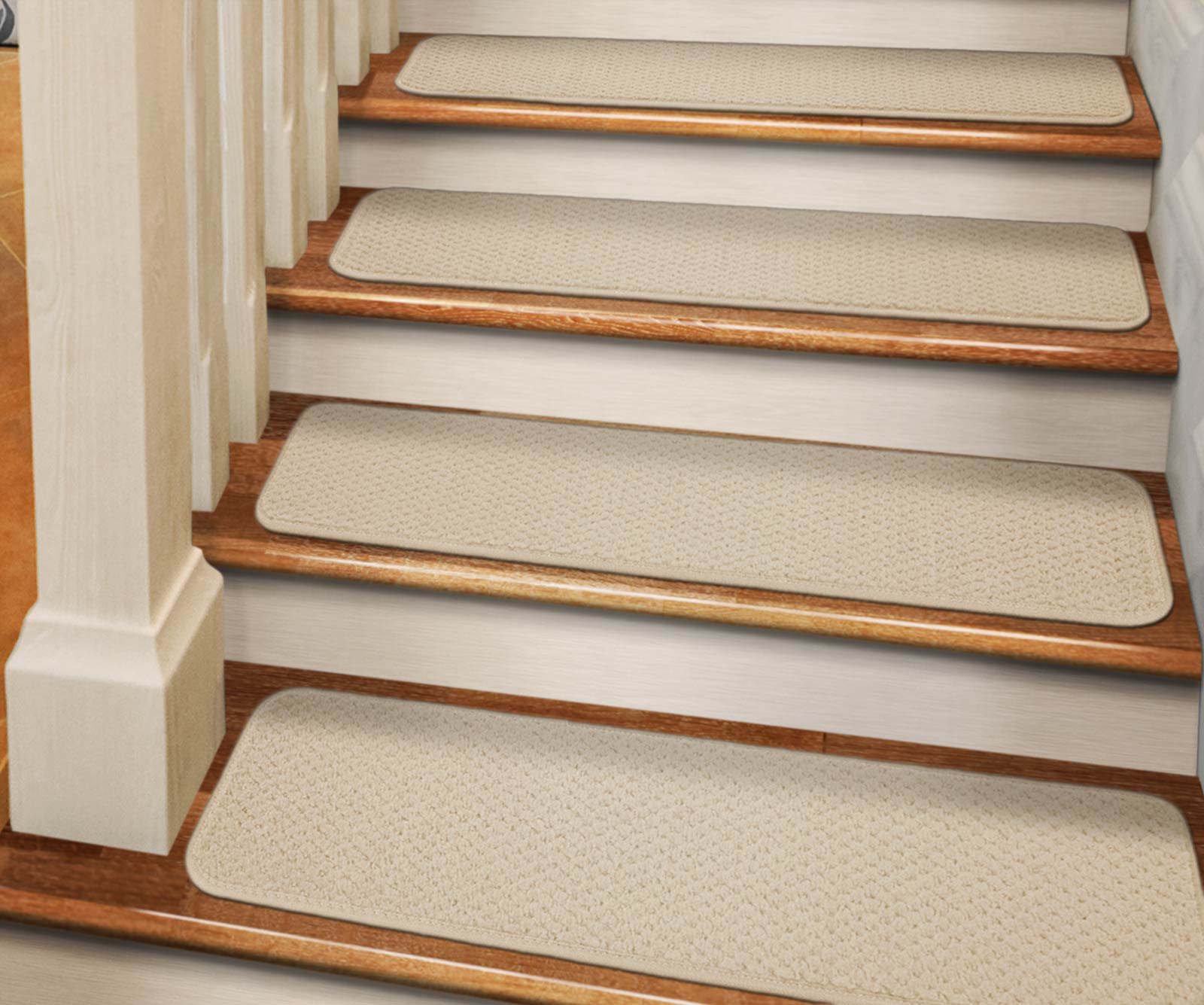 Hokku Designs Aneris Ivory Stair Tread | Wayfair