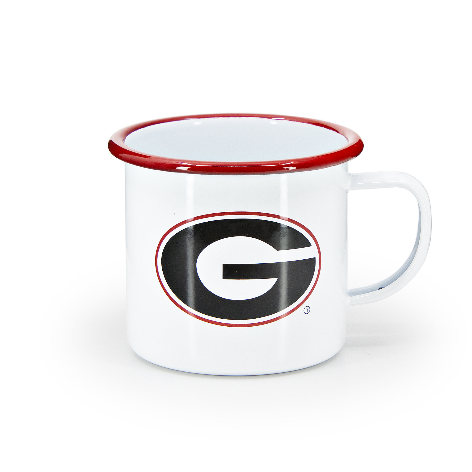 Crow Canyon Home Crow Canyon Enamelware U of Georgia 16oz Mug | Wayfair
