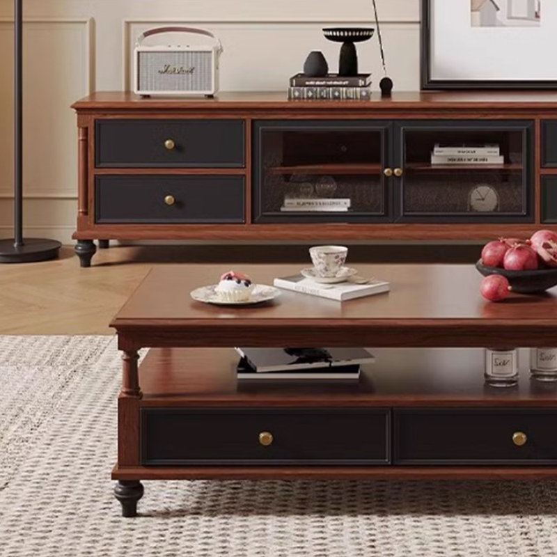 Orxva Galaxy Medieval style coffee table TV cabinet combination | Wayfair