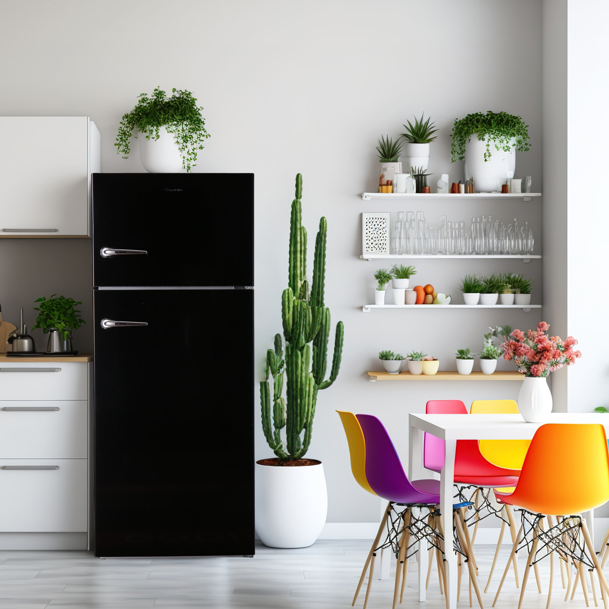 Equator Advanced Appliances Conserv 30 in Retro Refrigerator 18cf Top ...