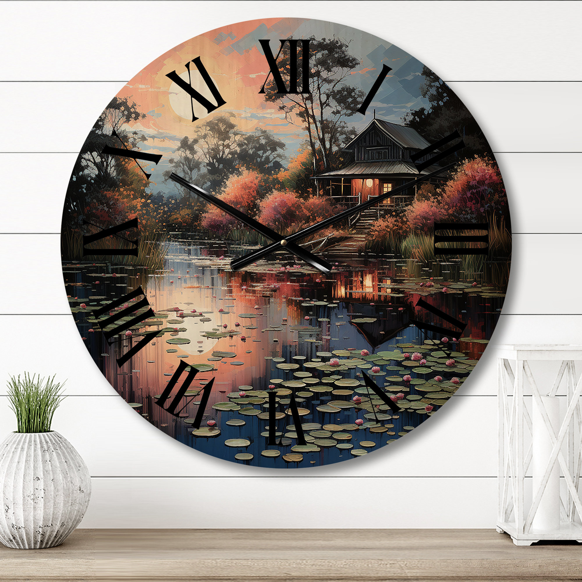 East Urban Home Lakehouse Shades Of Tranquility - Landscapes Oversized ...