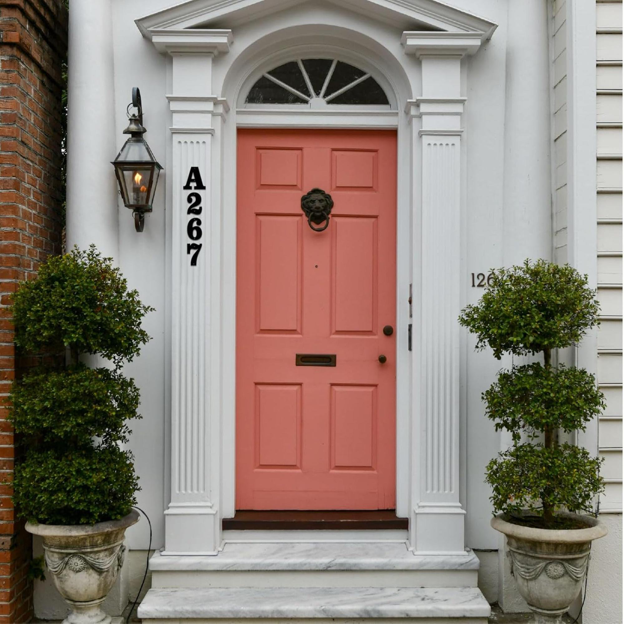 Textiles Hub 3" 4" 5" 6" 8" Metal House Numbers, House Address Letters ...