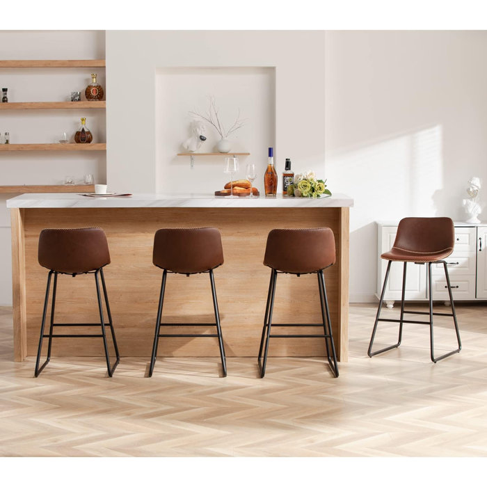 17 Stories Bar Stools of 2/3/4, 26/30 Inch Counter Height Barstools ...