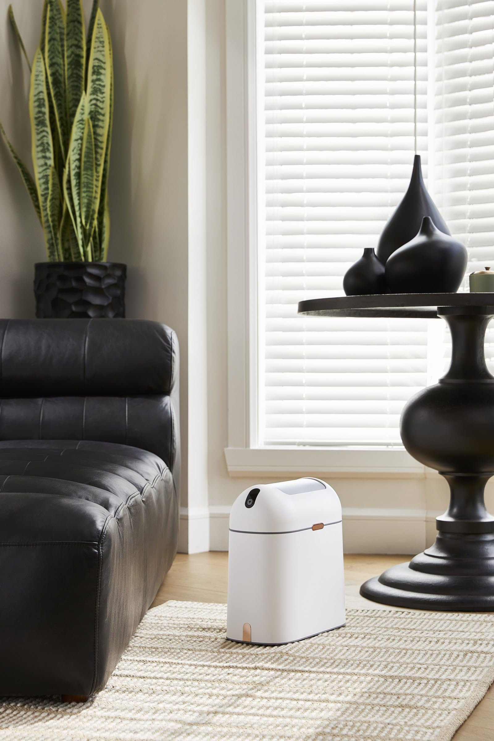 MASTER CRAFT WINDOW AND DOOR Motion Sensor Bathroom Trash Can, 2.5 ...