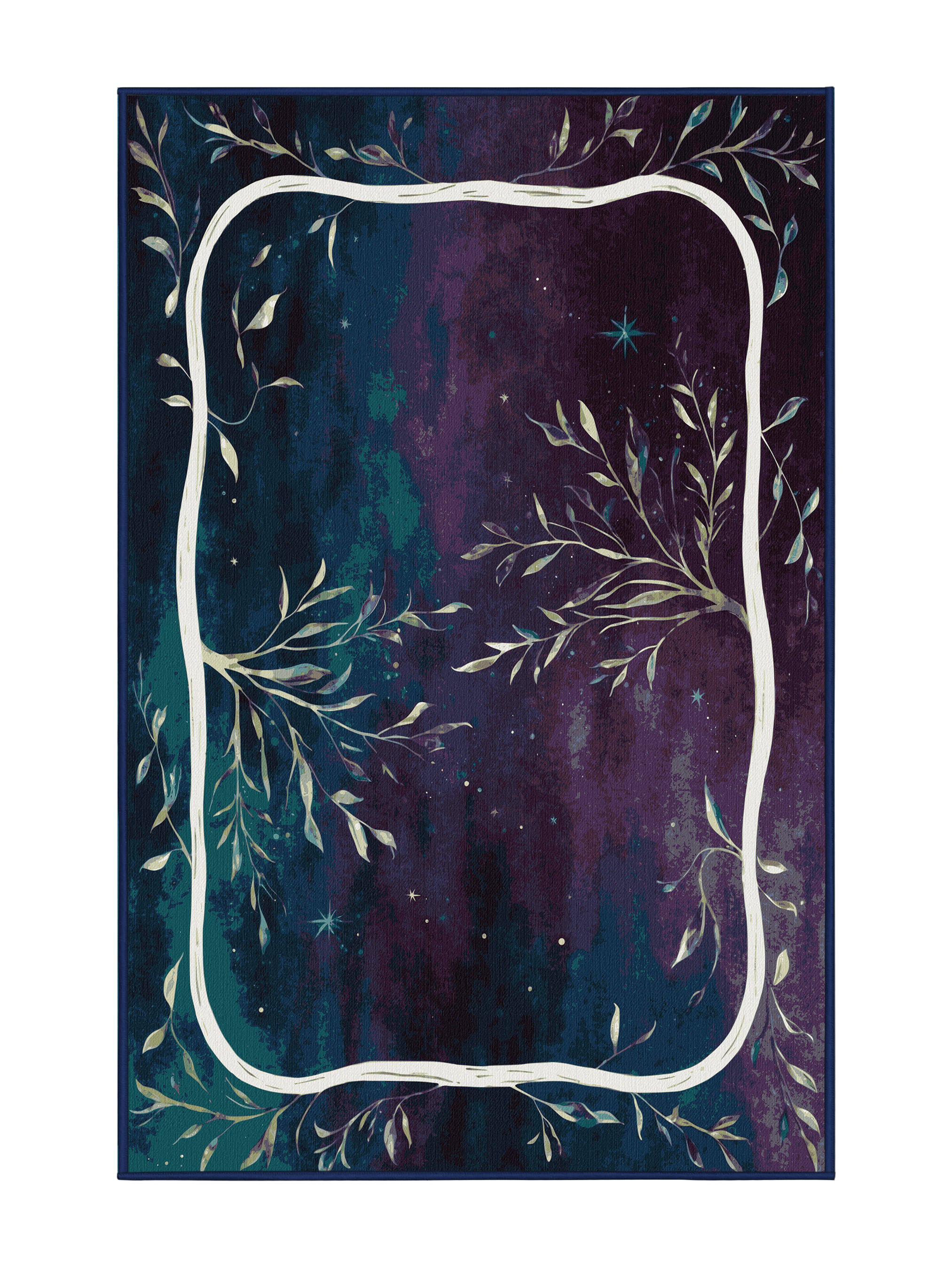 Red Barrel Studio® Cosmic Bloom Rug | Wayfair