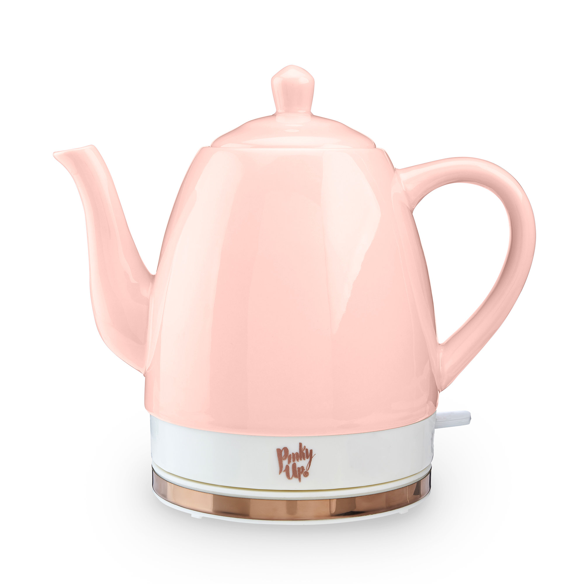 Pinky Up Noelle Pink Ceramic Electric Tea Kettle & Reviews | Wayfair